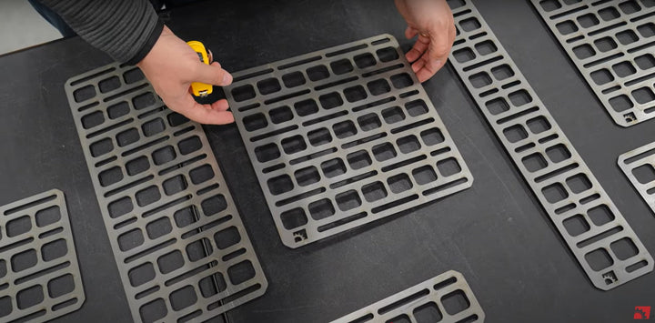 Center Console MOLLE Panel - Steel Tech Plate Installation - BuiltRight ...