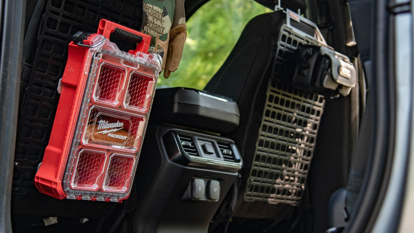Rigid Seat Back MOLLE Organizer Kits - BuiltRight Industries