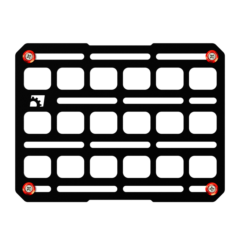 Center Console MOLLE Tech Plate Kit - Large - BuiltRight Industries