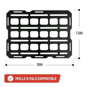 Tech Plate - 10.0" x 7.5" | Universal MOLLE Mounting Panel - BuiltRight ...