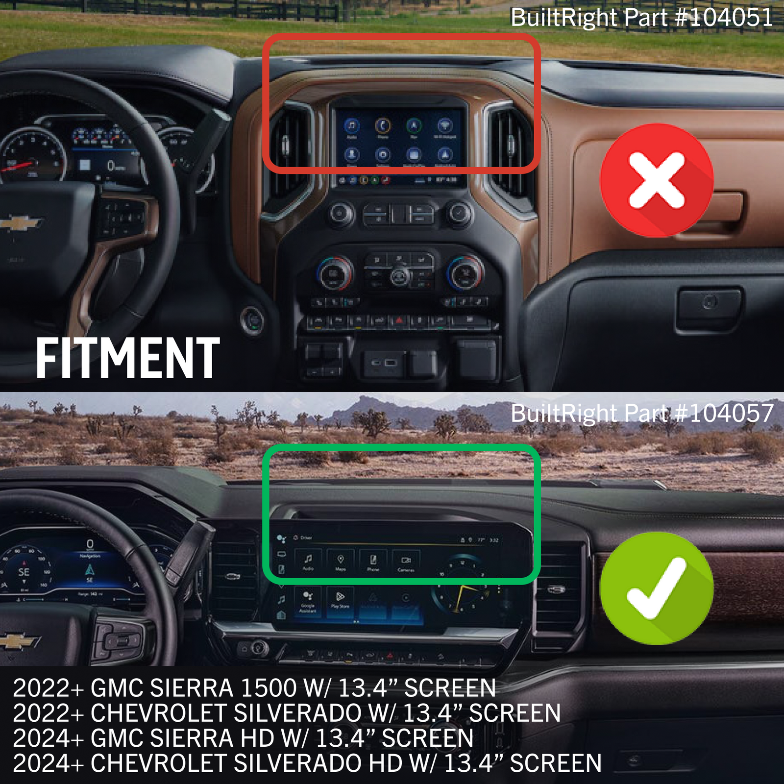 Dash Mount | Sierra & Silverado 1500 (2022+) and HD (2024 ...