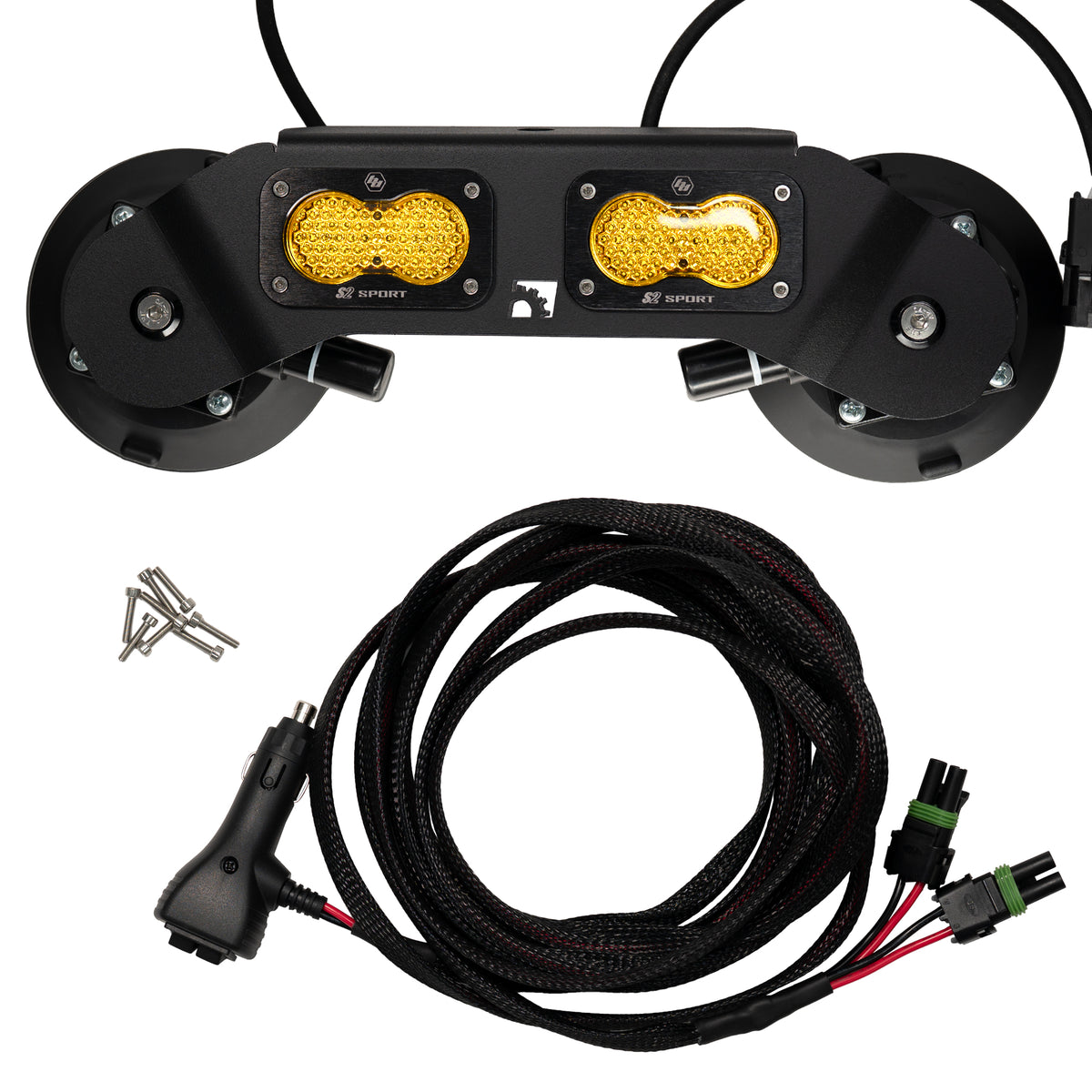 Universal Dual Chase Light Kit - Suction Mount - BuiltRight Industries