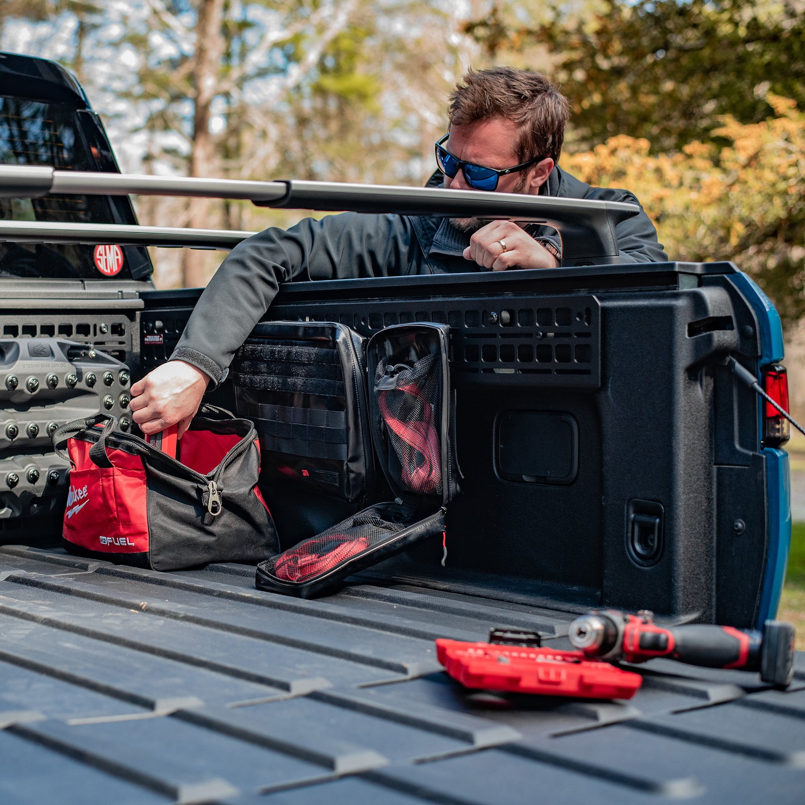 BuiltRight Truck Bed MOLLE Panel System - MOLLE Panel Kit | Rivian R1T ...