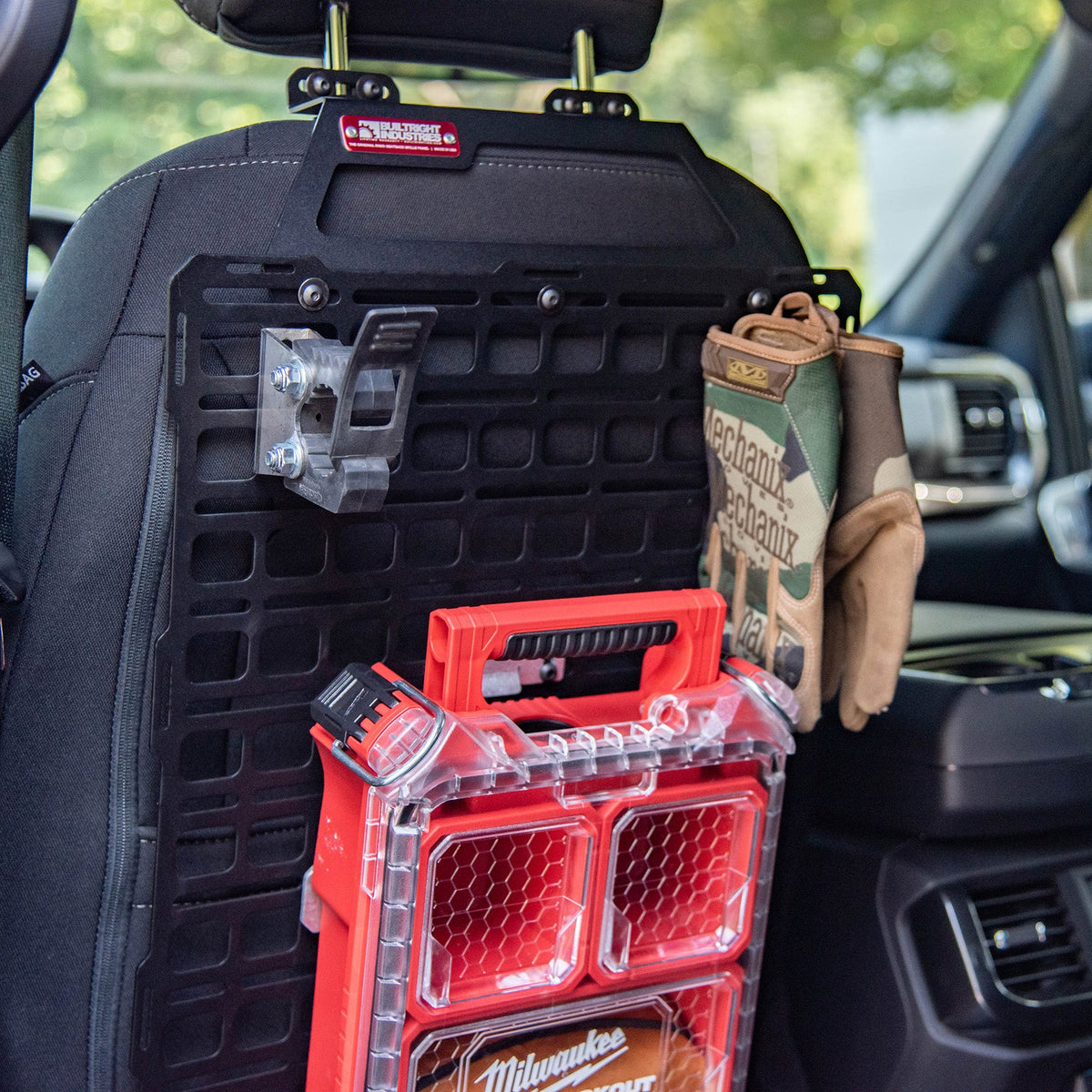 Seat Back Tech Plate MOLLE Kit - RAM 1500 (2019+) - BuiltRight Industries
