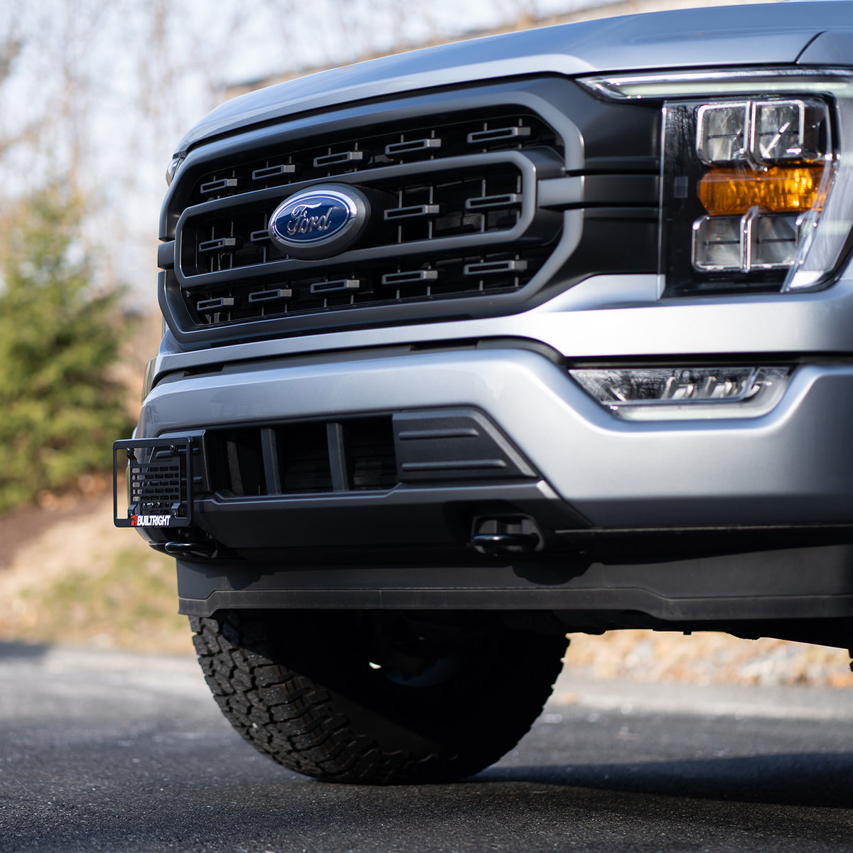 Ford License Plate Mount | Ford F-150 (2021+) - BuiltRight Industries