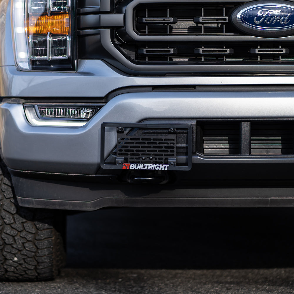 Ford License Plate Mount | Ford F-150 (2021+) - BuiltRight Industries
